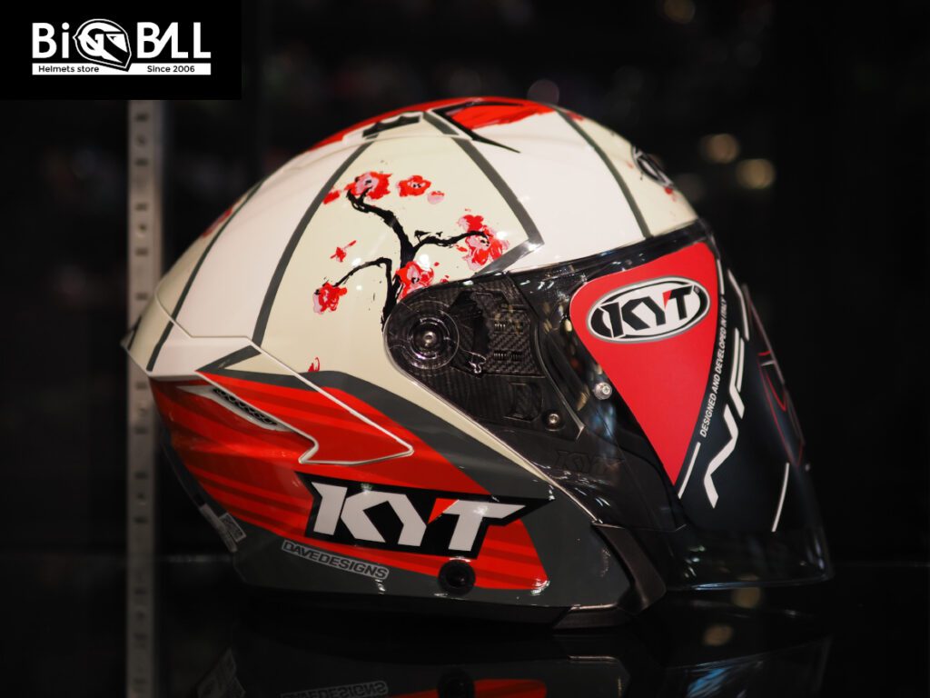 KYT NF-J XAVI SAKURA – Big-Ball Helmets
